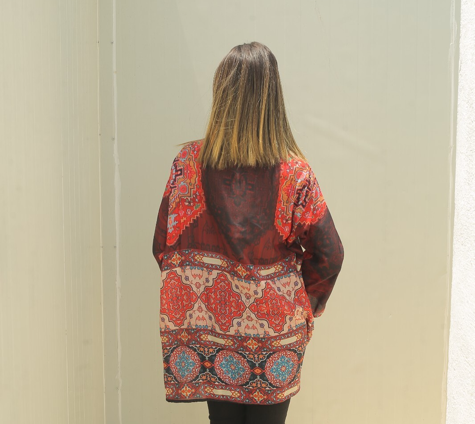 Pure Seide Kurz Kimono Duster Jacke Strickjacke Kappe Lockere Robe ...