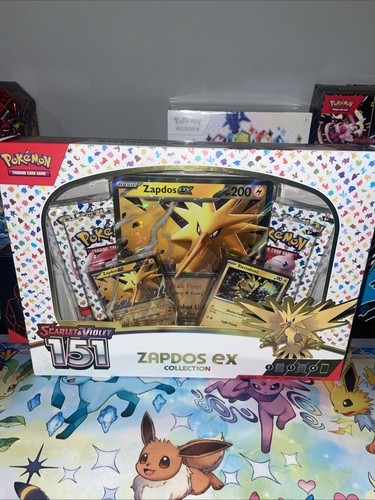 Pokémon TCG Scarlet and Violet 151 Zapdos EX Collection Box Sealed | eBay