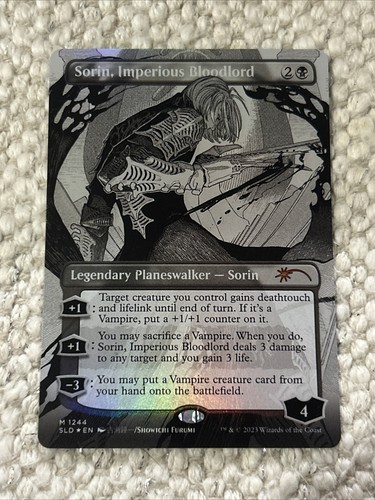 MTG Sorin, Imperious Bloodlord Secret Lair Drop Series 1244 Foil Mythic ...