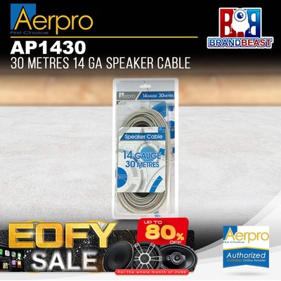 Aerpro AP1430 30m 14 Gauge Speaker Cable | eBay Australia
