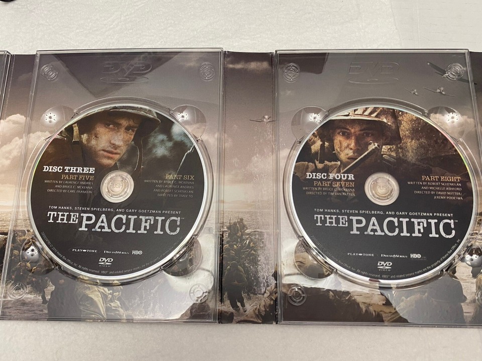 The Pacific (DVD, 2010) 6 Disc Set Collector Tin HBO | eBay