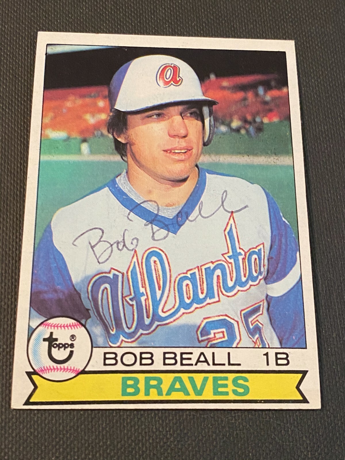 Bob Beall Signed 1979 Topps Card Auto Atlanta Braves Autograph Baseball ...