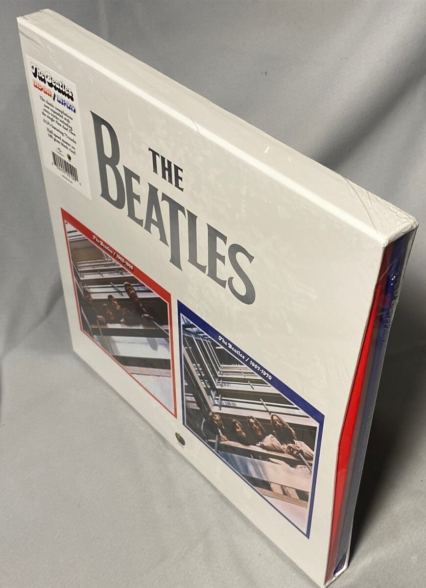 LP THE BEATLES Red/Blue (4LP 180g VINYL BOX SET 2023) w/Now & Then NEW ...