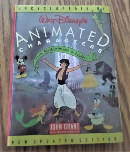 Disney Encyclopedia of Animated Characters Book 1993 1st Edition HC ...