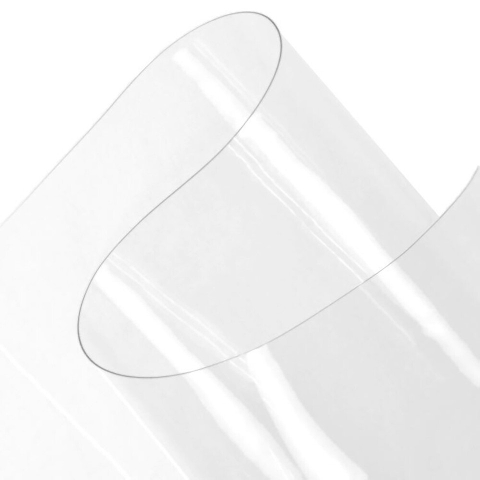 Clear Plastic Vinyl PVC Fabric by the Yard 54" 4 6 8 10 12 16 20 30 40 ...