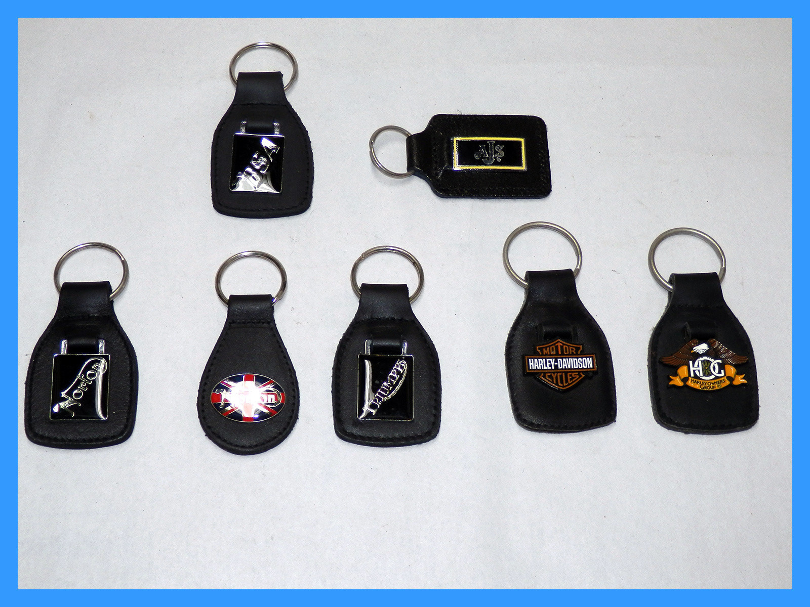 KEY FOBS VARIOUS BRANDS CLASSIC BRITISH BIKES BSA NORTON AJS | eBay