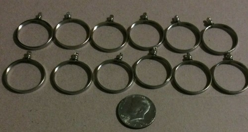 12 COIN BEZELS, NICKEL PLATED, 50 CENT SIZE | eBay