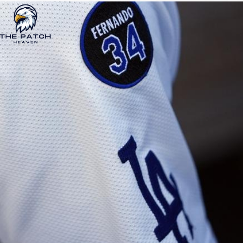 Fernando #34 Valenzuela Memorial Embroidery Patch LA Dodgers Los ...