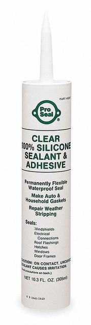 Proseal RTV Silicone Sealant 11.1 Oz Cartridge 80067 Clear for sale ...