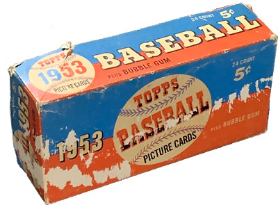1953 Topps Baseball 5 Cent Wax Box Dated (empty box) | eBay