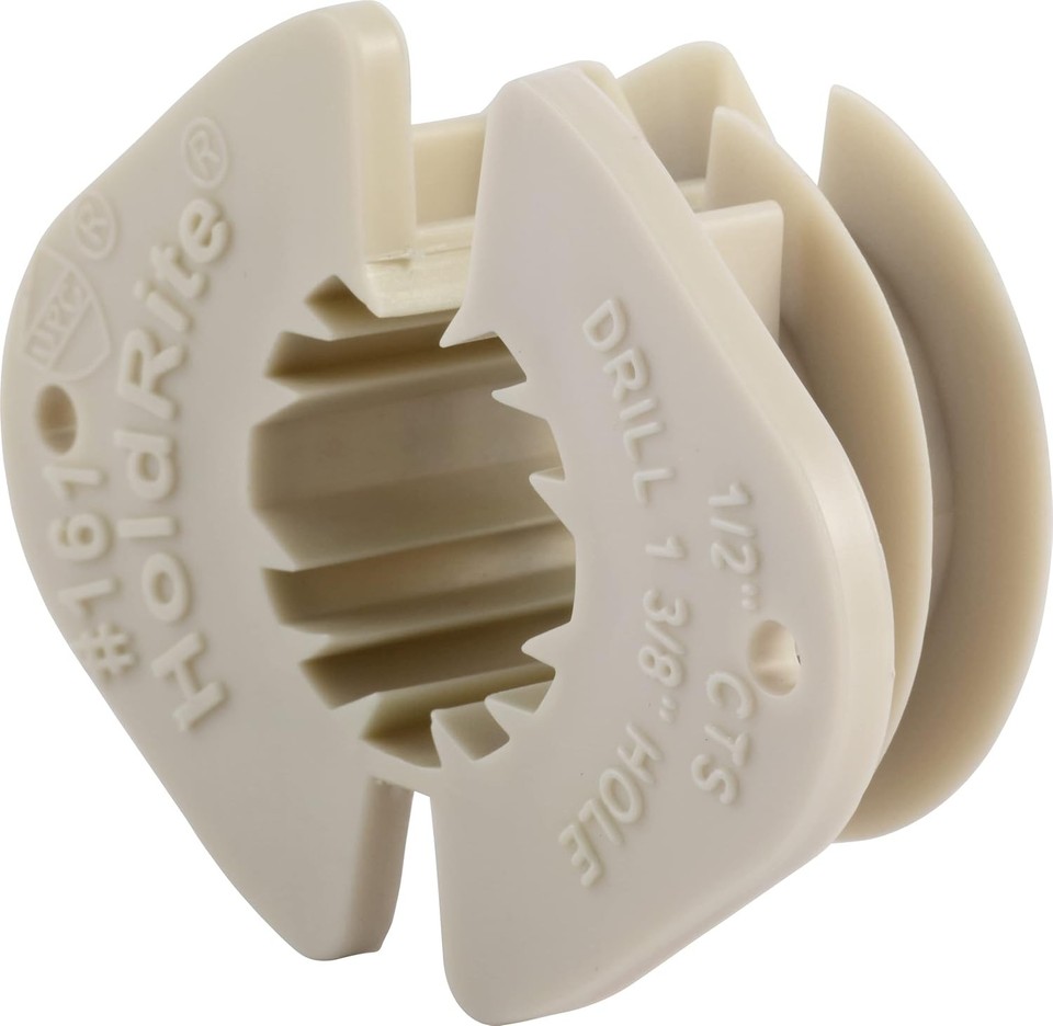 HoldRite 1/2 Inch Thru Stud Isolation Clamp, 10 Pack, Pipe in., 161z10 ...