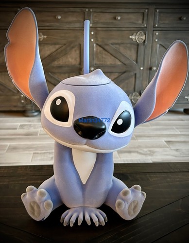 2025 Lilo and Stitch Movie Popcorn Bucket & Drink Combo Flocked AMC X ...