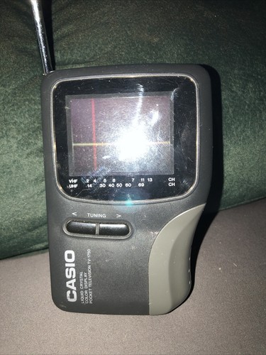 CASIO TV-1750B LIQUID CRYSTAL COLOR DISPLAY POCKET TELEVISION | eBay
