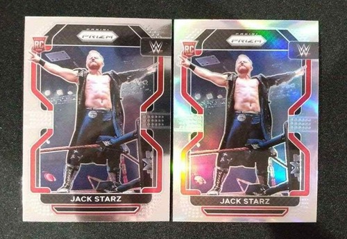 2022 WWE Panini Prizm Jack Starz Silver Prizm SP+Base Rookie RC 1ST ...
