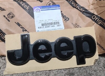 2021-2024 Jeep Grand Cherokee WL Genuine Mopar Lift-Gate Nameplate ...