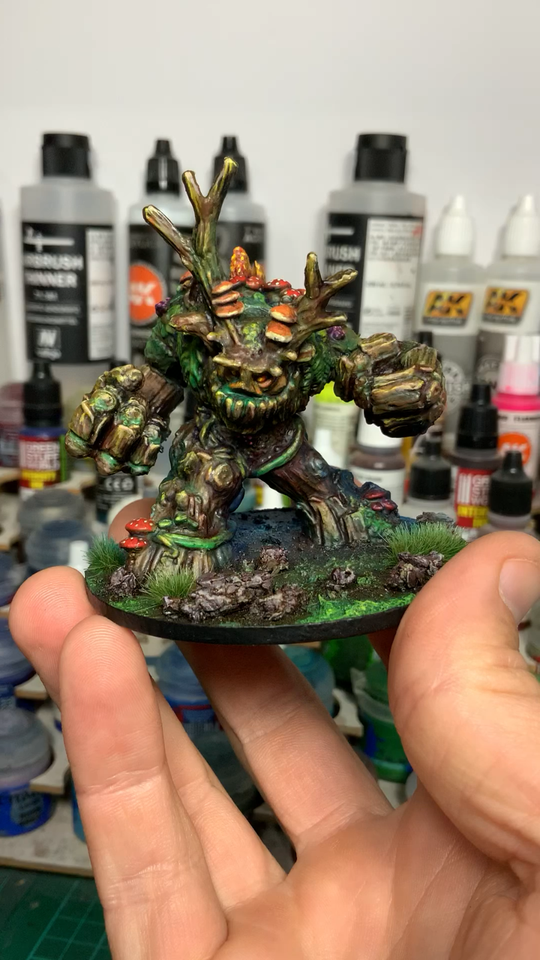 Painted Huge Ent Miniature Treant Treeman Reaper Spirit of the Forest ...