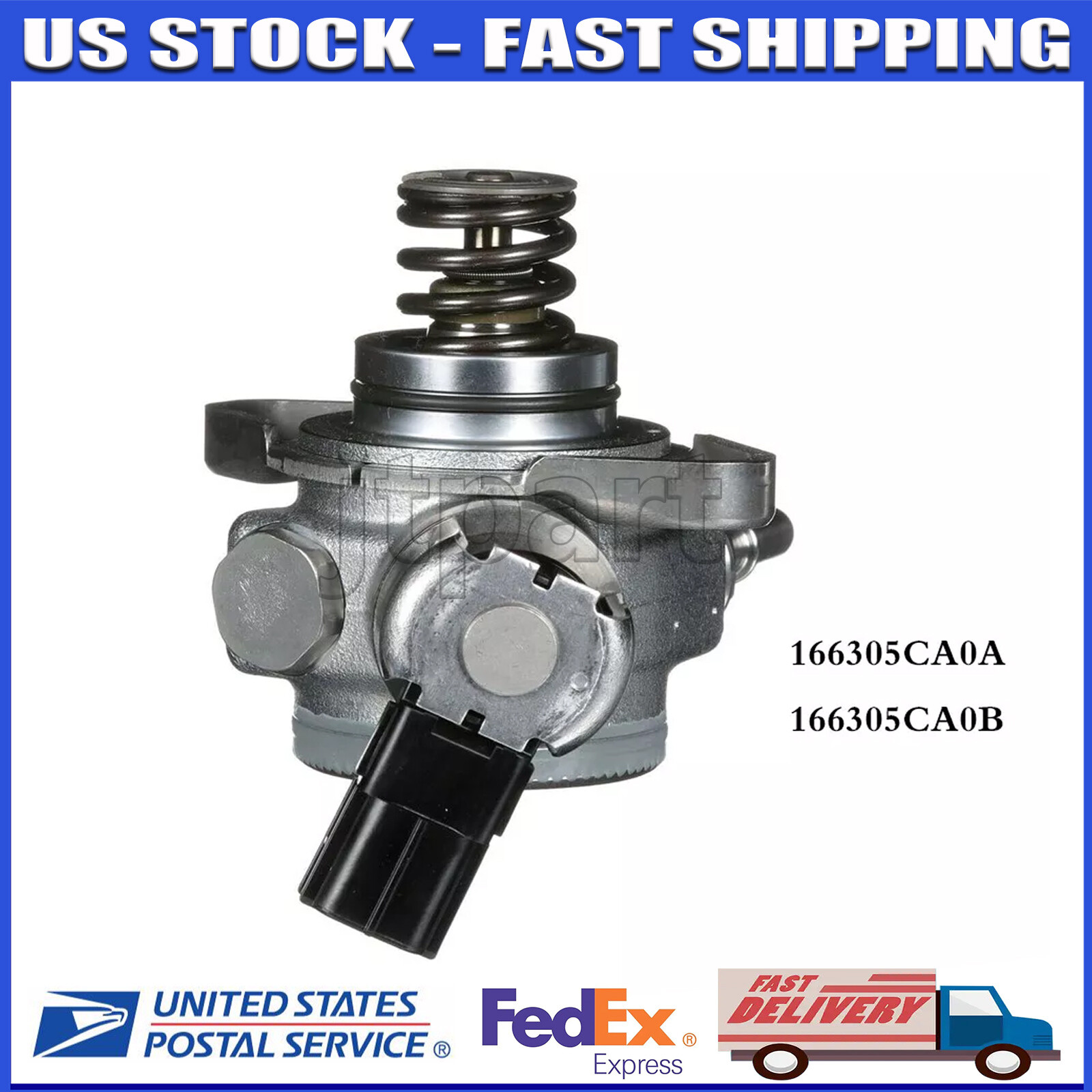 16630-5CA0A High Pressure Fuel Pump For INFINITI Q50 3.0L V6 2016 2017 ...