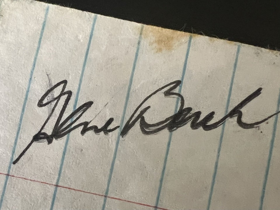 VINTAGE GOLF AUTOGRAPHS! 9 Signed Legends on 1 Page w Nicklaus Weiskopf ...