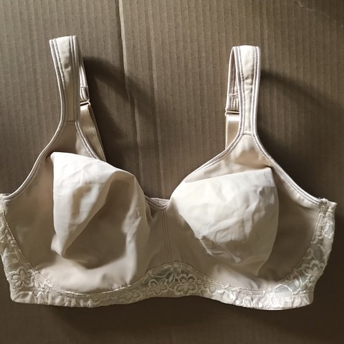 NWOT Playtex Bra Beige Nude Wireless Wide Strap RN15763 40 DD Smooth ...