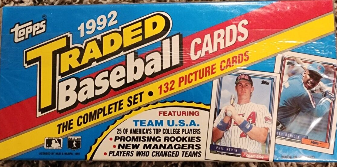1992 TOPPS TRADED BASEBALL FACTORY SEALED COMPLETE SET | eBay