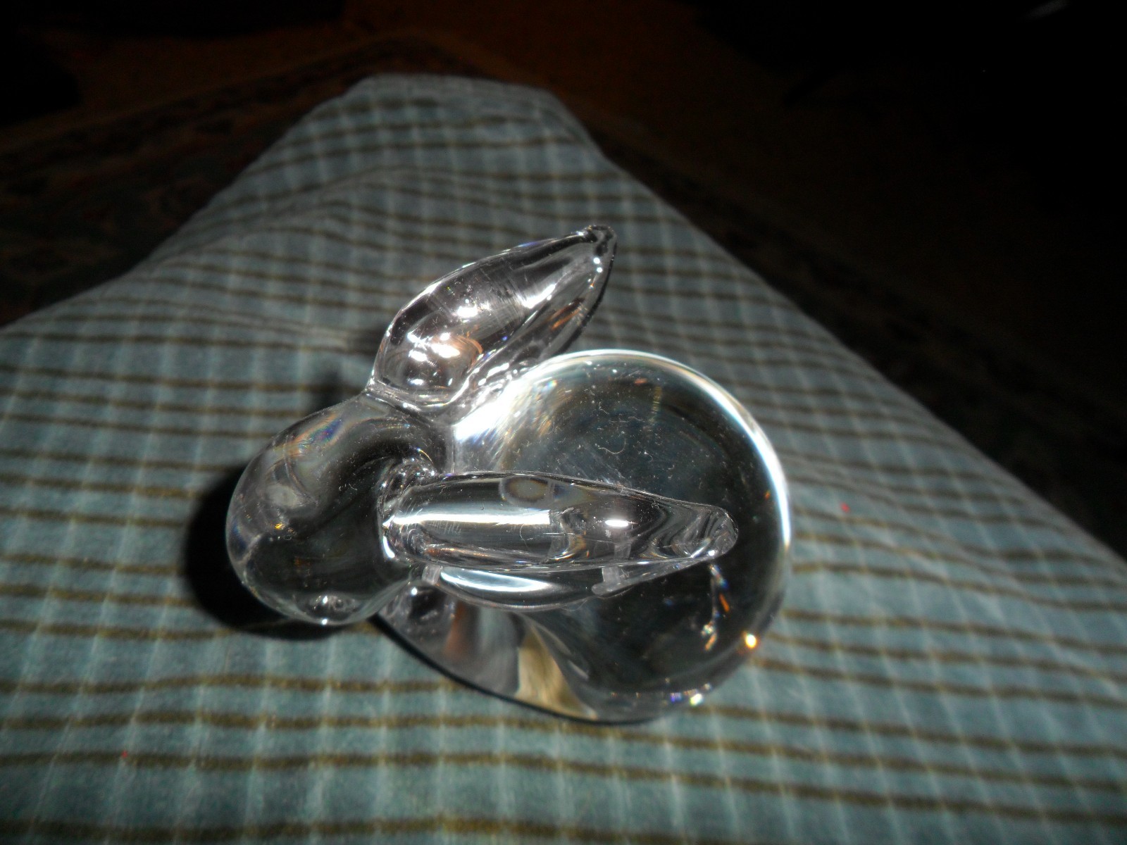 Vintage PBO 24% Lead CRYSTAL RABBIT FIGURINE Cute ! Taiwan | eBay