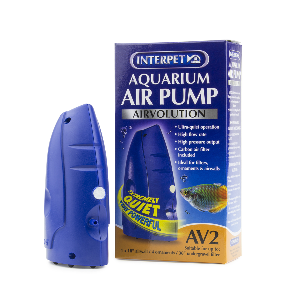 Interpet AV Mini AV1 AV2 AV3 AV4 Aquarium Air Pump AirVolution Fish ...