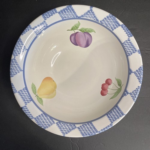 Pfaltzgraff Hopscotch 9 3/8 Inch Vegetable Serving Bowl Fruit Pattern | eBay