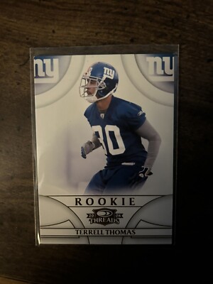 TERRELL THOMAS /999 ROOKIE CARD NEW YORK GIANTS USC TROJANS 2008 ...