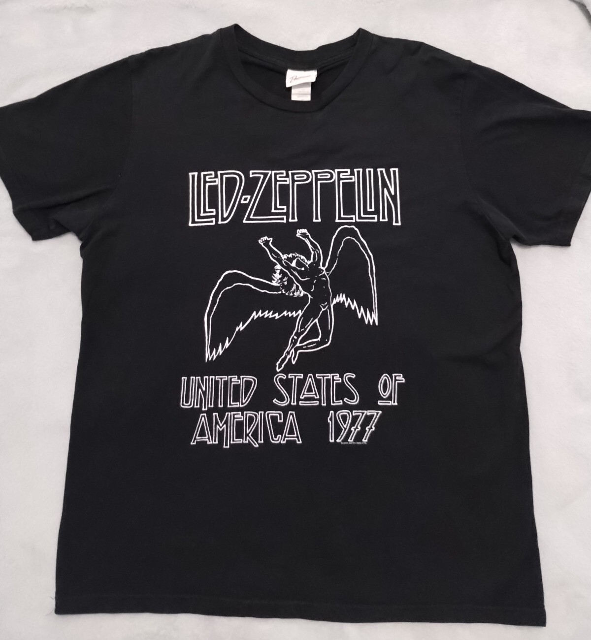 Vintage 2004 Led-Zeppelin 1977 Tour T Shirt Black col… - Gem