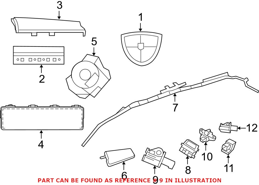 Genuine Mopar Electric Fuel Pump Inertia Switch 56054183AA | eBay
