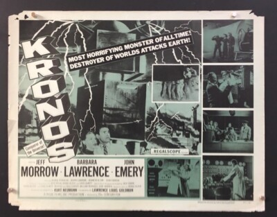 Kronos Half Sheet Movie Poster 1957 Sci Fi Classic Design *Hollywood ...