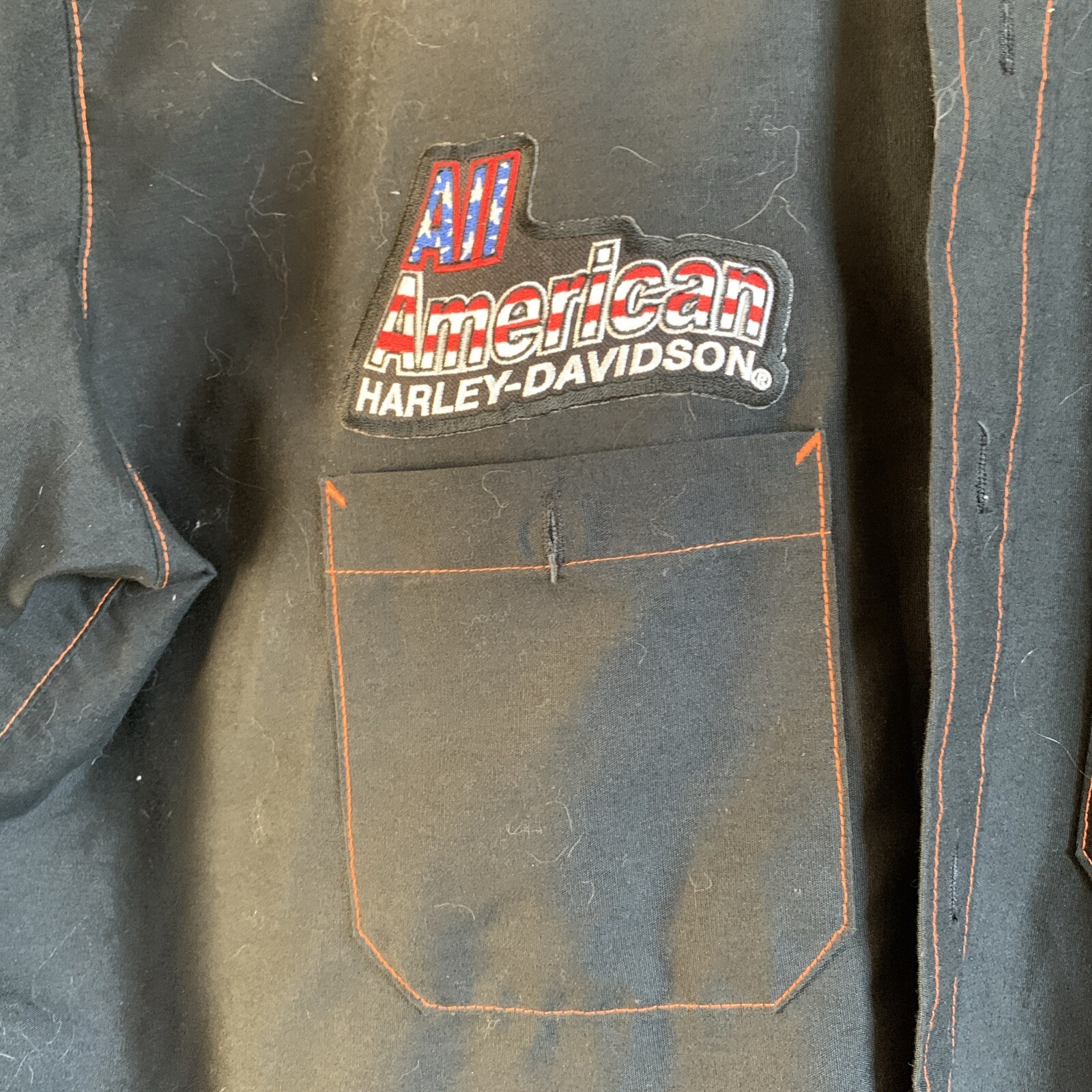 harley davidson all American work Wear Shirt - Gem