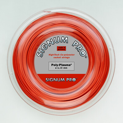 Signum Pro Poly-Plasma 18G Premium Co-Poly Tennis string 200M Tension ...