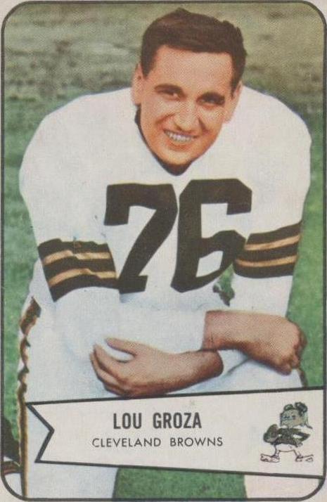 1954 Bowman Lou Groza #52 for sale | eBay