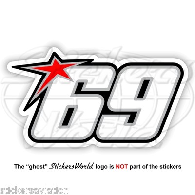 NICKY HAYDEN 69 type-B 150mm MotoGP Sticker Decal Aufkleber Adesivo ...