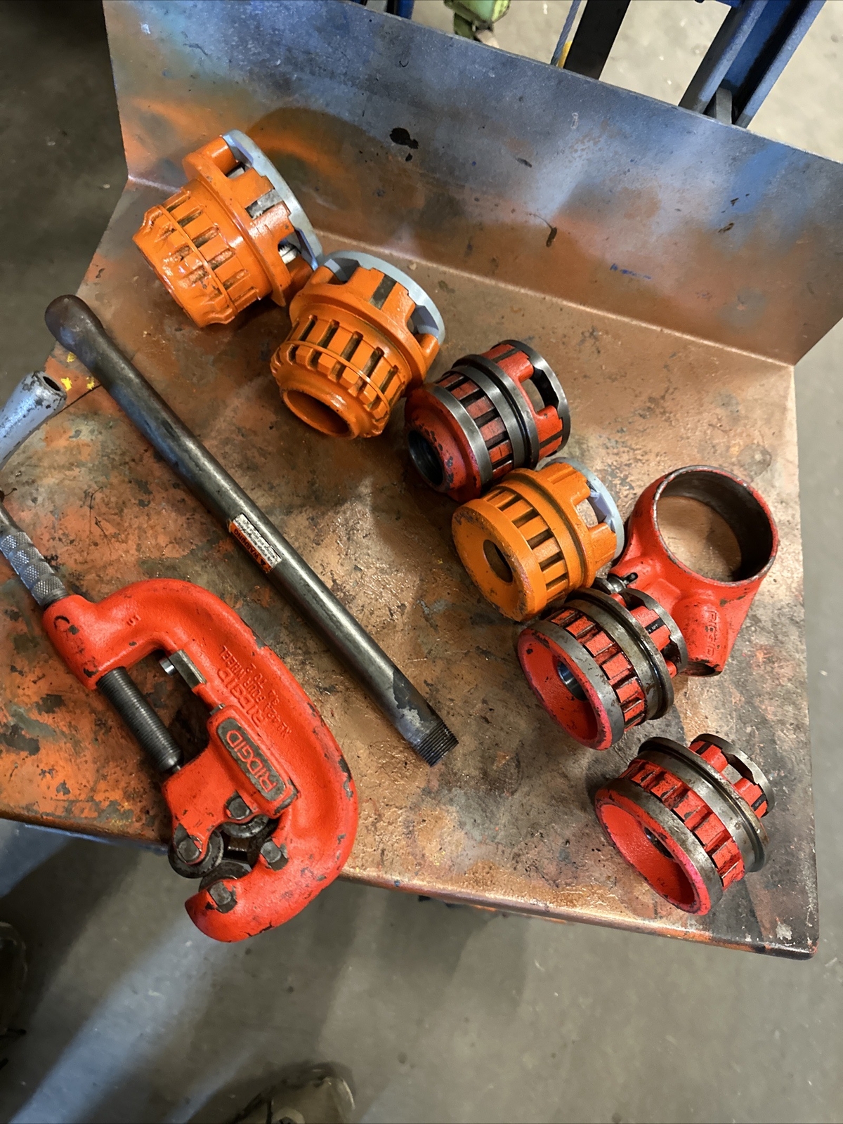 Ridgid 12-R Ratchet Pipe Threader Dies (az8 | eBay