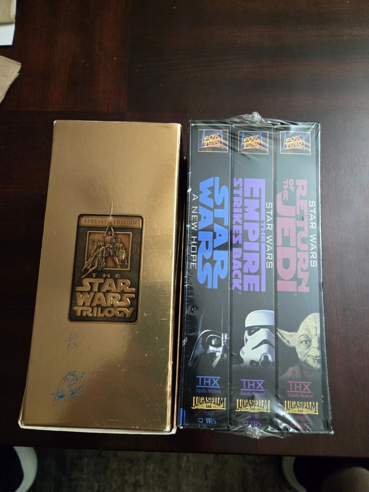 Star Wars Trilogy THX and Star Wars Trilogy Special Edition Gold Box | eBay