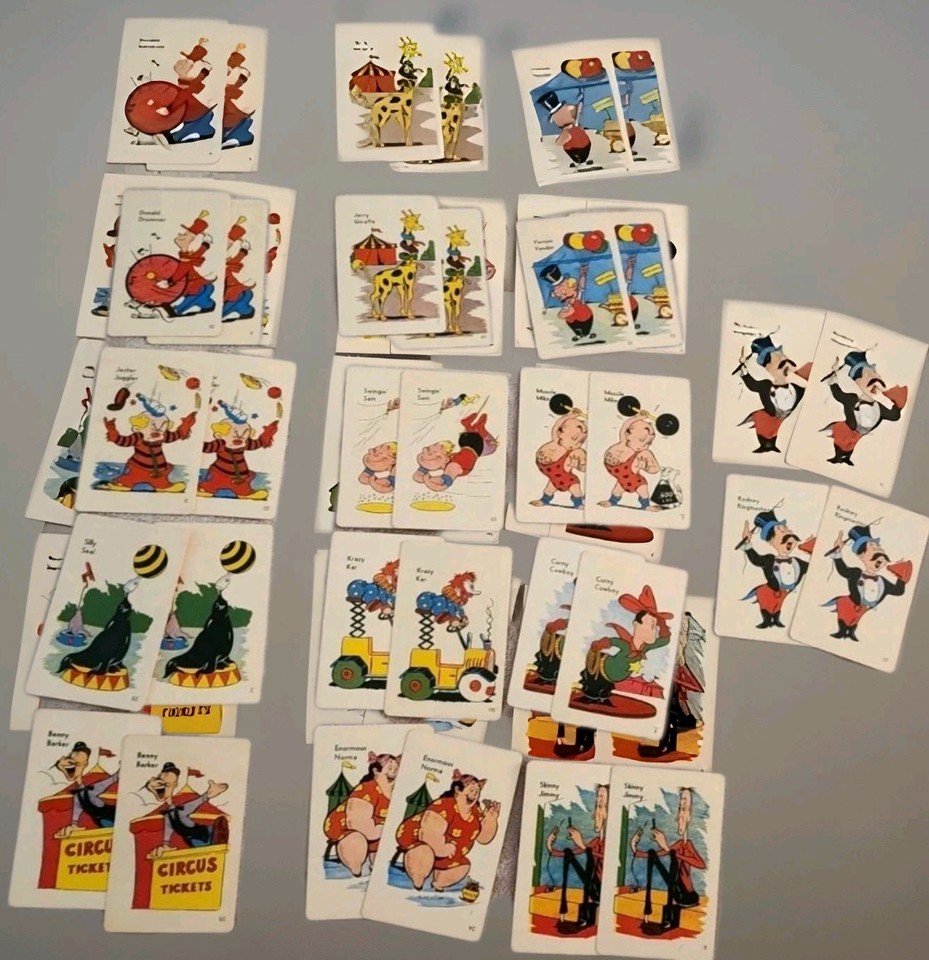Ed-U-Cards 1950s Old Maid Playing Cards Vintage | eBay