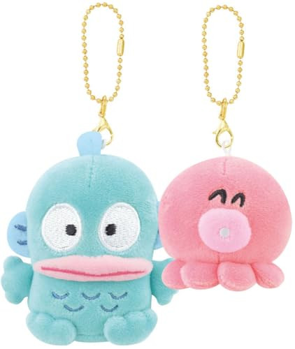 NEU CRUX Sanrio Nico Nui Schlüsselanhänger Hangyodon Sayuri Plüsch ...