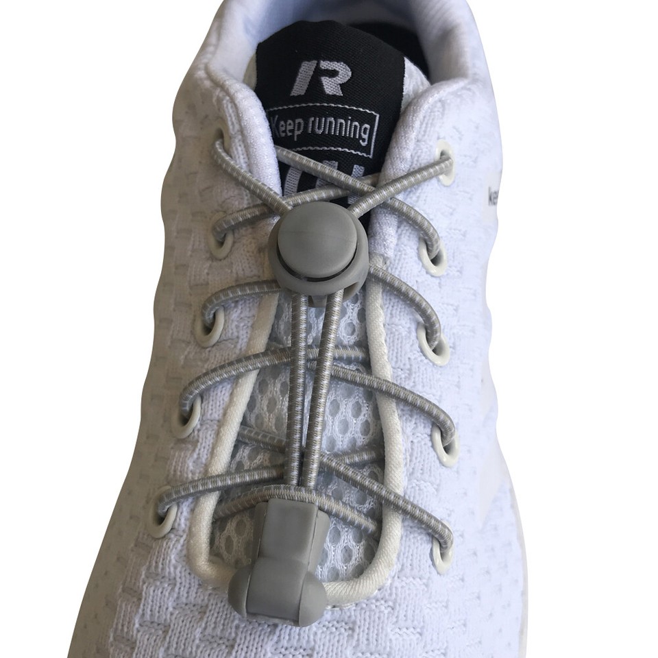 3 pair No Tie Elastic Shoelaces Lock Laces Shoe Strings Sports w ...