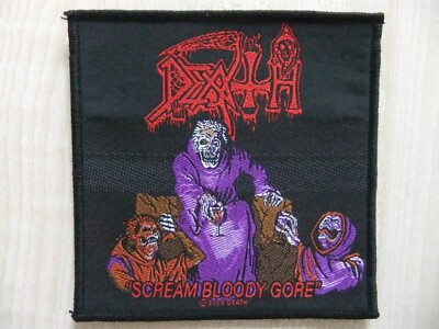 Death Scream Bloody Gore Aufnäher Patch Atheist Obituary Pestilence ...