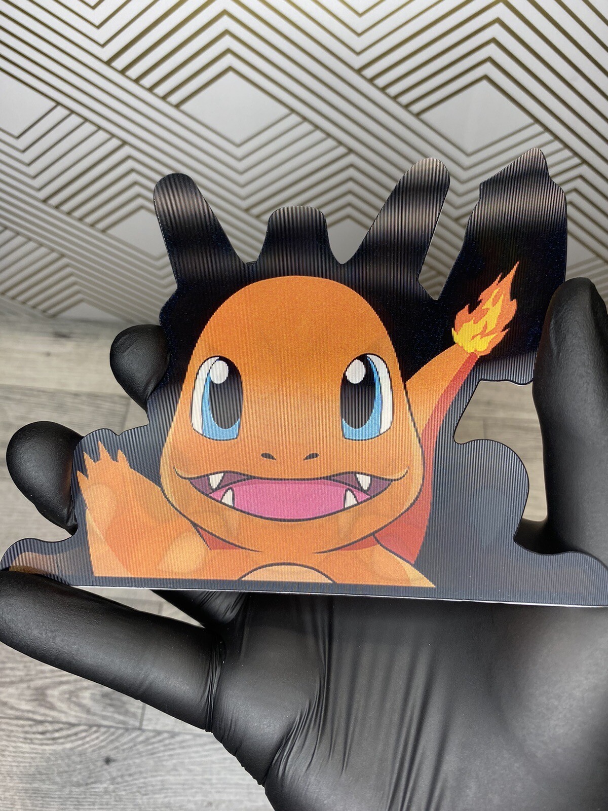 Pokemon Charizard Charmeleon Charmander 3D Lenticular Motion Sticker ...