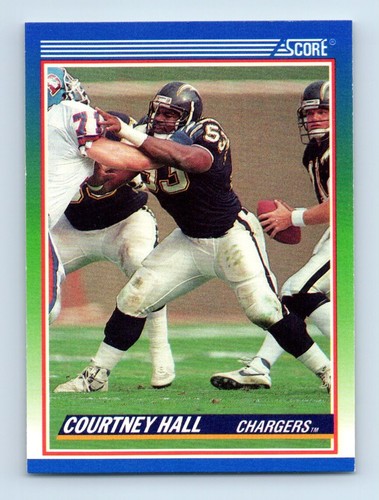 1990 Score Courtney Hall San Diego Chargers #366 | eBay