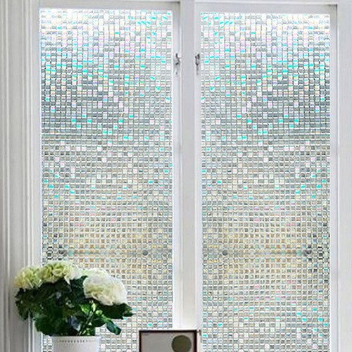 Window Privacy Film Removable Glass Film for Living Room Bathroom ...