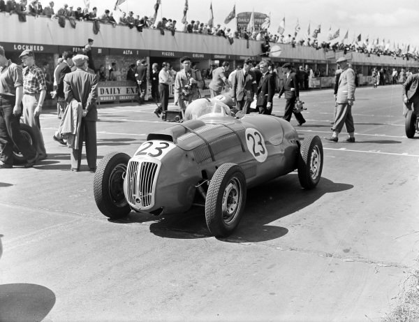 Tony Crook, Frazer Nash 421 Bmw Silverstone 1952 Motor Racing Photo ...