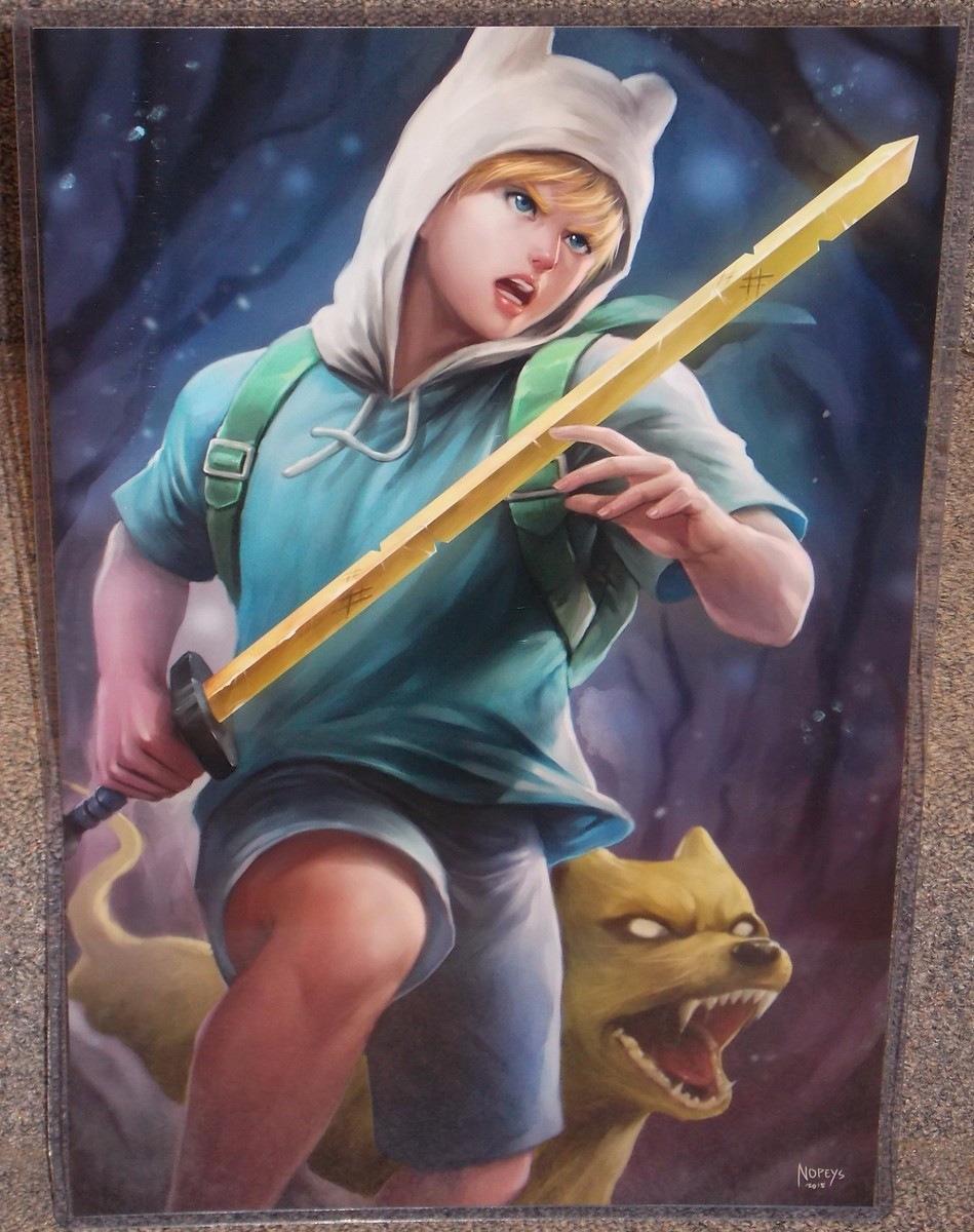 Finn Og Jake Tegner Anime