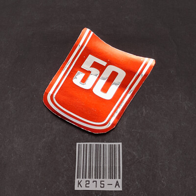 Honda Cub 50 C50 Front Lamp Top Cover Sticker Decal NOS | eBay