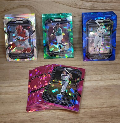 2023 Panini Prizm Baseball Parallels - Hyper-Pulsar-Ruby-Pink-Green ...