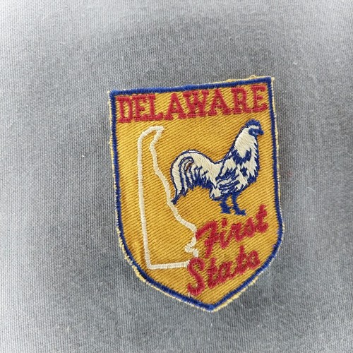 Delaware First State DE Souvenir Tourist 2 3/4" Patch | eBay