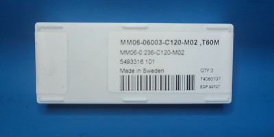 Seco MM06-06003-C120-M02 MM06-0.236-C120-M02 T60M (2 Inserts) | eBay